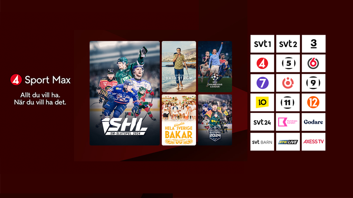 Streama SHL & Hockeyallsvenskan