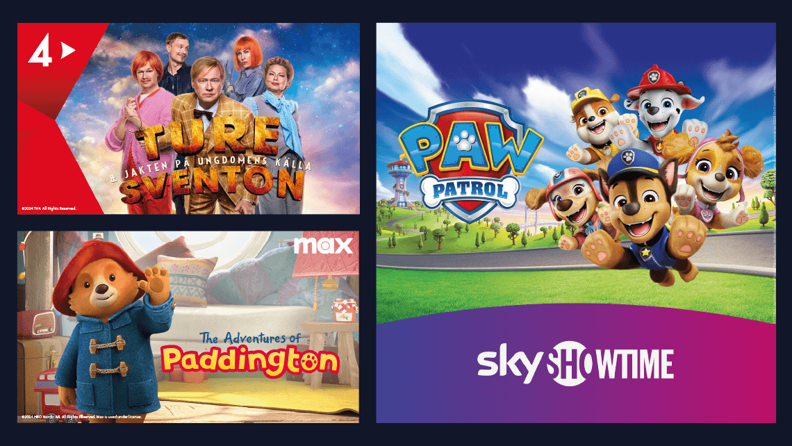 Streama barnfilmer & barnprogram