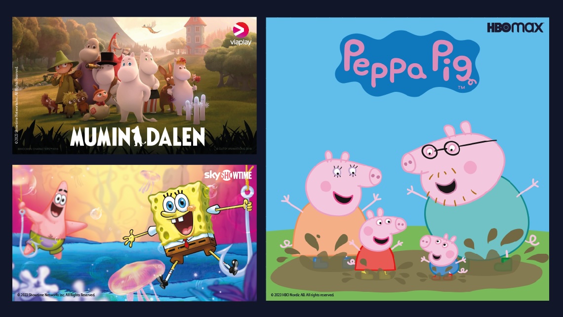 Streama barnfilmer & barnprogram