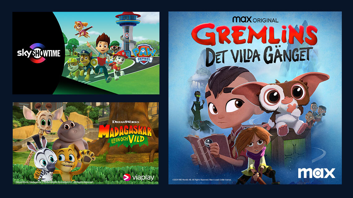 Streama barnfilmer & barnprogram