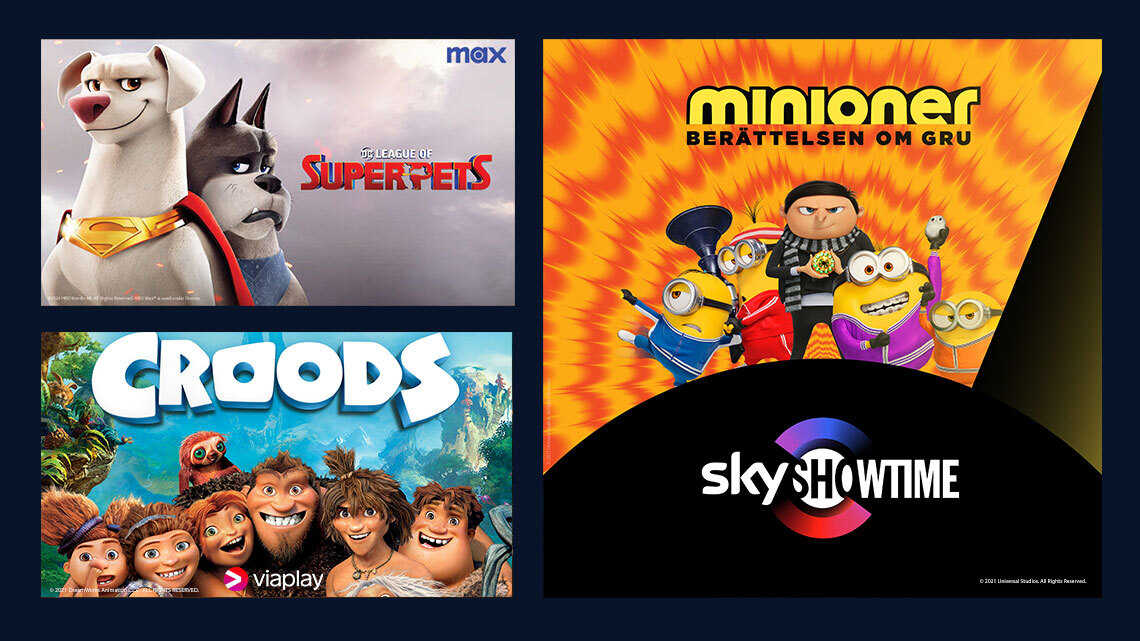 Streama barnfilmer & barnprogram