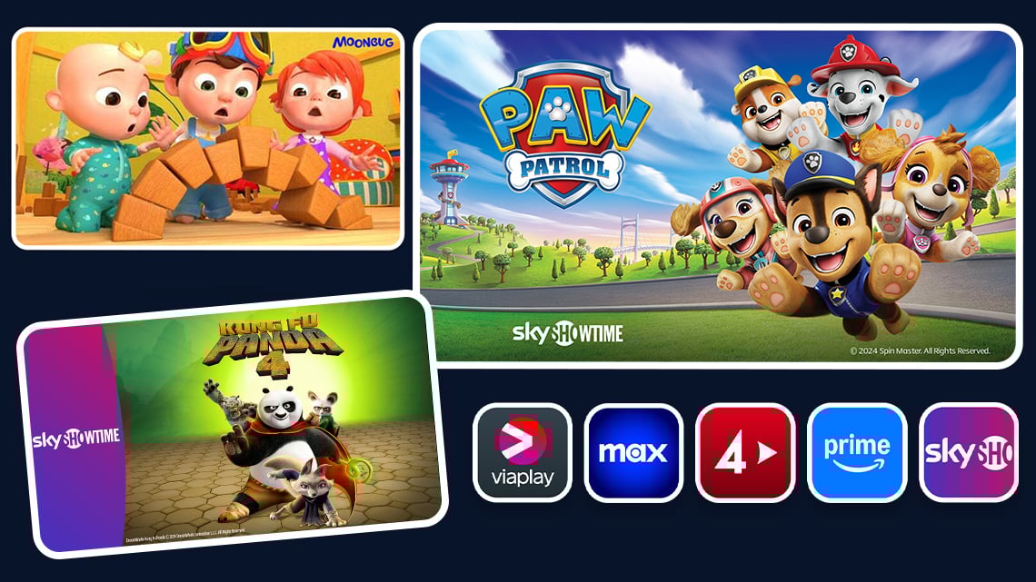 Streama barnfilmer & barnprogram