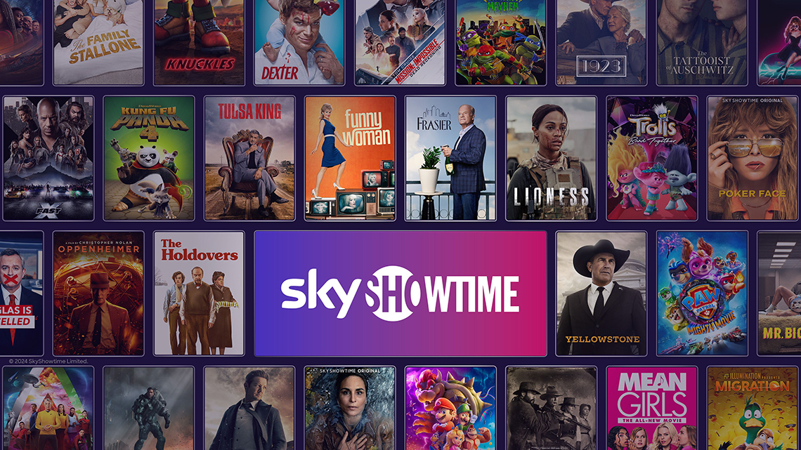 Streama SkyShowtime via Allente